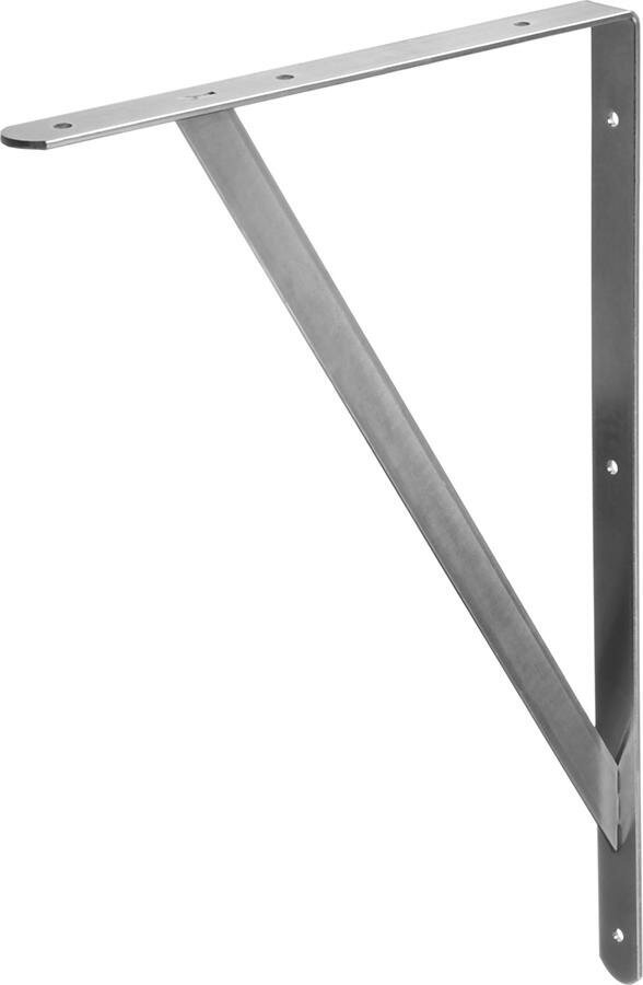 Уголок-кронштейн STAYER MASTER, усиленный, 500х330х30х4мм, оцинкованный {37424-5} (1 шт)