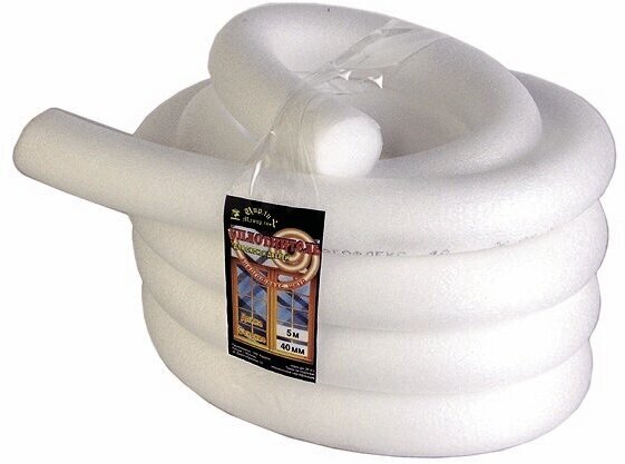 Уплотнитель для окон и дверей Цирлих Манирлих утеплитель межрамный, круглый, d-10 мм, 10 м