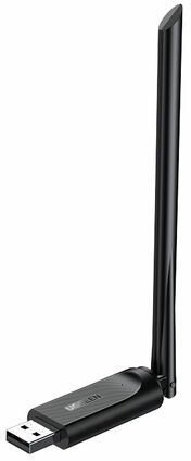 Адаптер двухдиапазонный UGREEN CM496 (90339) AC650 High-Gain Dual Band Wireless USB Adapter. Цвет: черный
