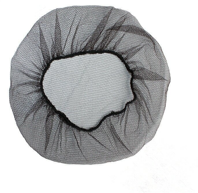 Шапочка берет-сетка нейлоновая (20 шт) черный