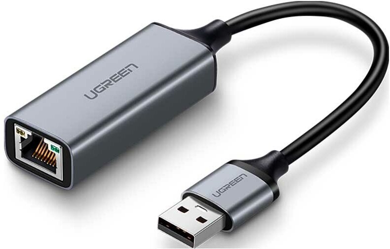 Сетевой адаптер Ugreen USB A 3.0 - LAN RJ45 1G (50922)