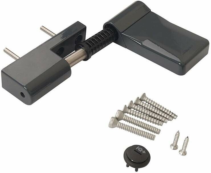 Петля дверная ELEMENTIS серия IQ-Plus 16-19 мм, Антрацит RAL7016