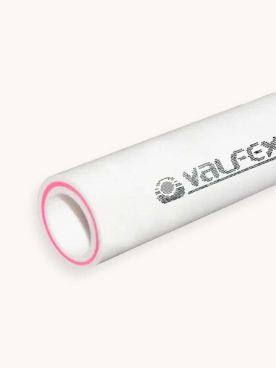 Труба 20х2.8 мм (5шт отрезков по 2 м) армированная стекловолокном полипропиленовая PN20 PPR-PRO Valfex