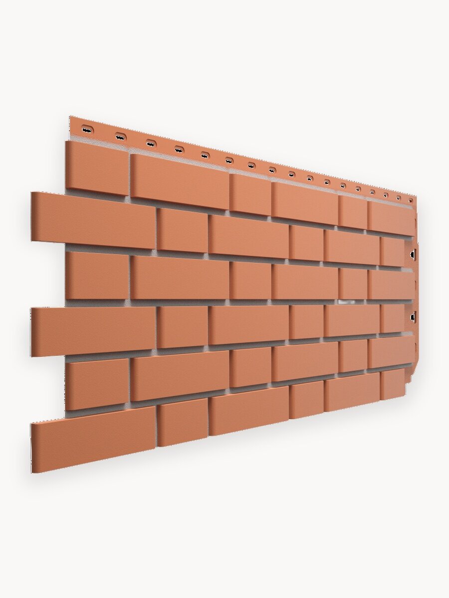 Фасадная панель Docke FLEMISH STANDARD, красный, длина 1183 мм, ширина 443 мм