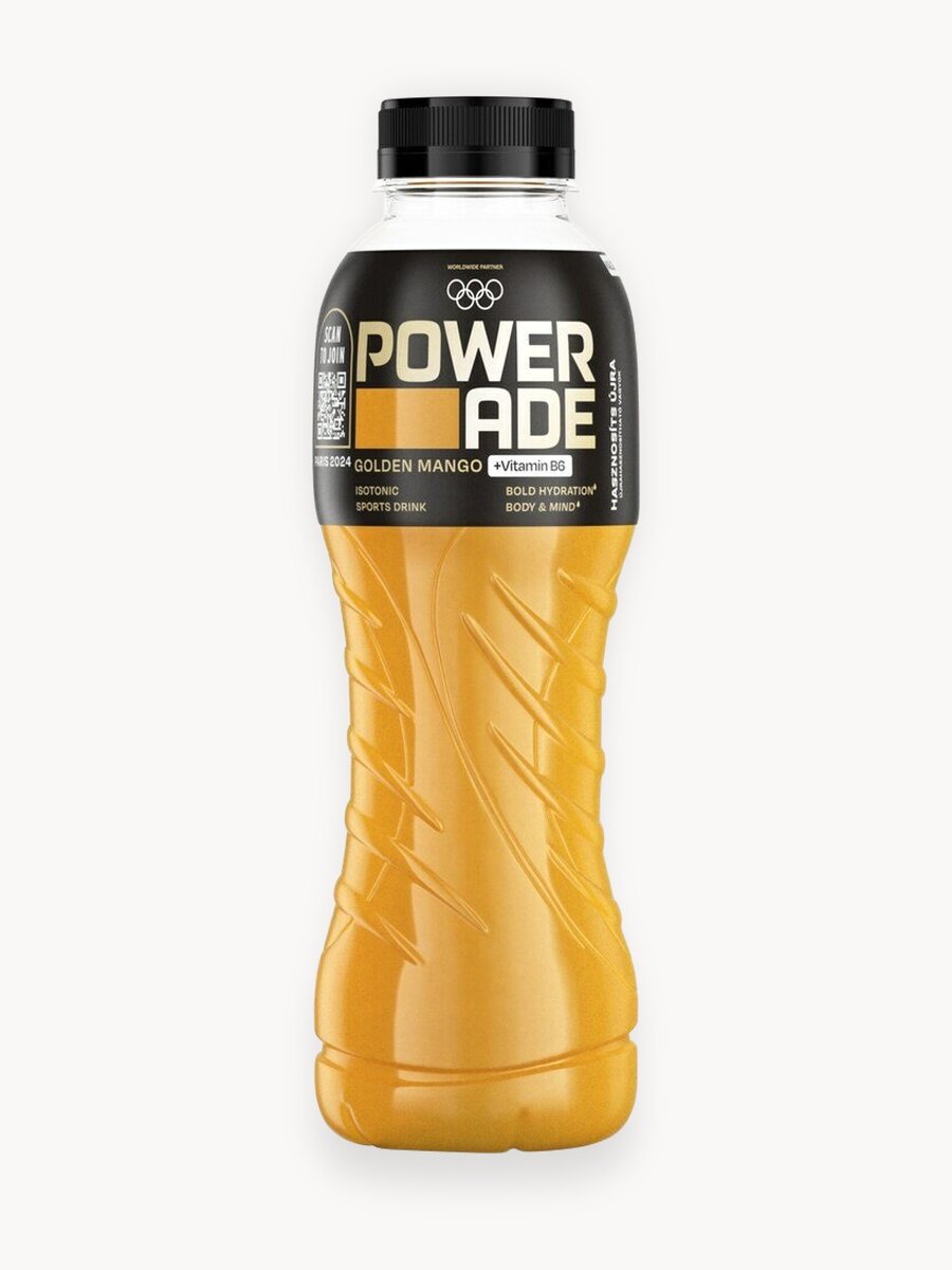 Напиток изотонический Powerade Golden Mango, Манго, 12 х 500 мл. ПЭТ. Великобритания .