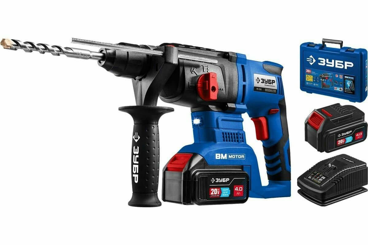 Бесщеточный перфоратор ЗУБР Профессионал PB-260-42