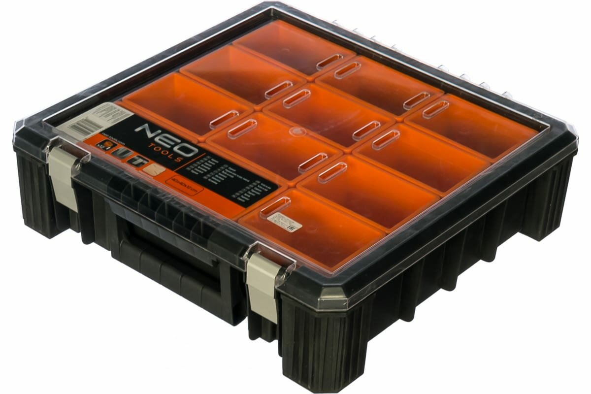 NEO Tools Органайзер с отделениями 40x40x12 cm 84-130