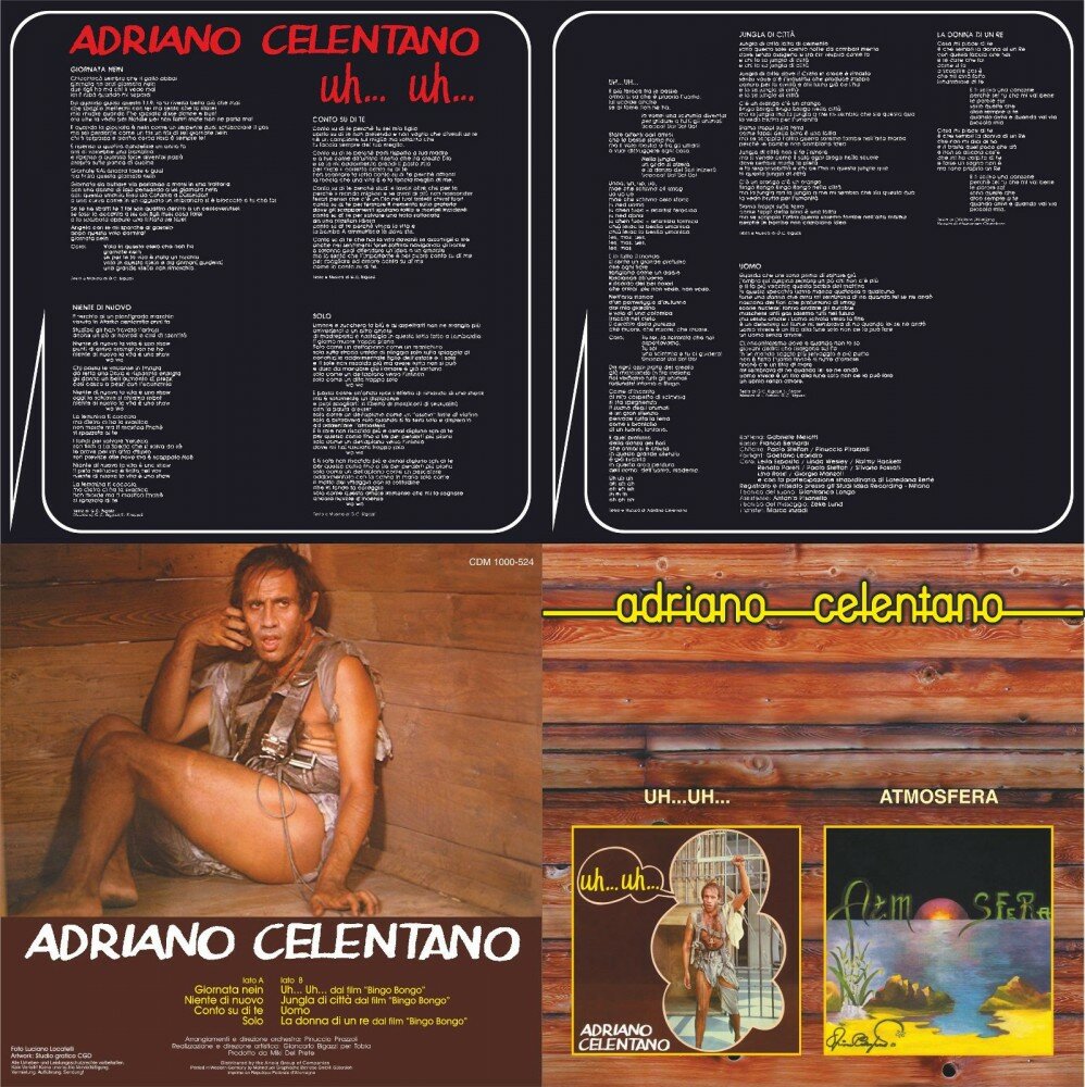 Adriano Celentano. Uh… Uh… / Atmosfera (CD) (СД диск, CD Box) — фото 1