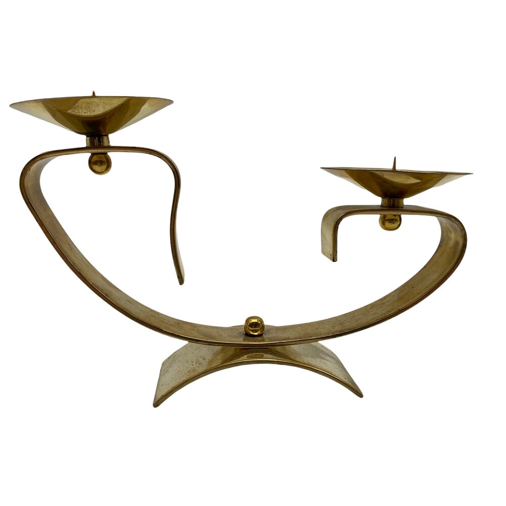 Латунный подсвечник, 1995-2005 гг, Россия