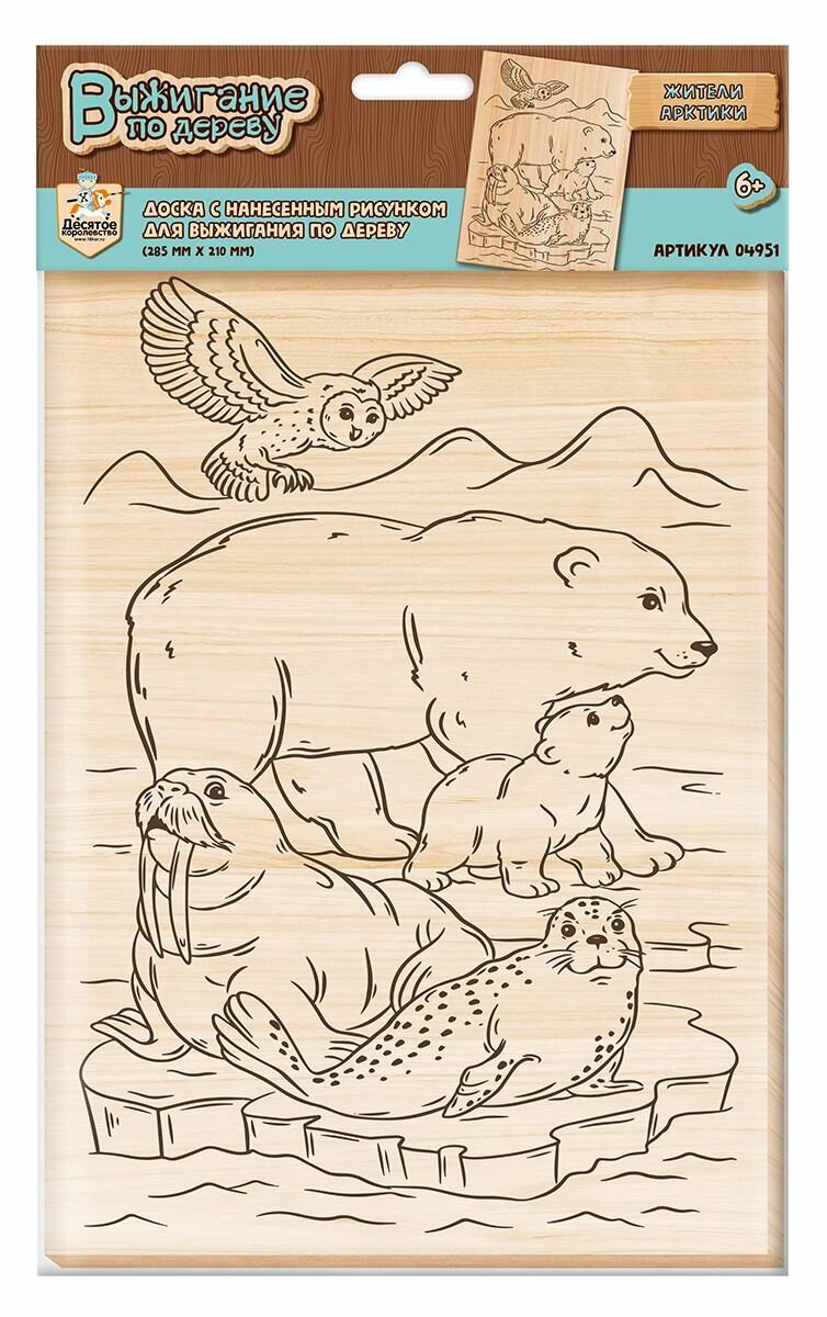 Доска для выжигания Десятое королевство1 шт Жители Арктики А4 04951ДК