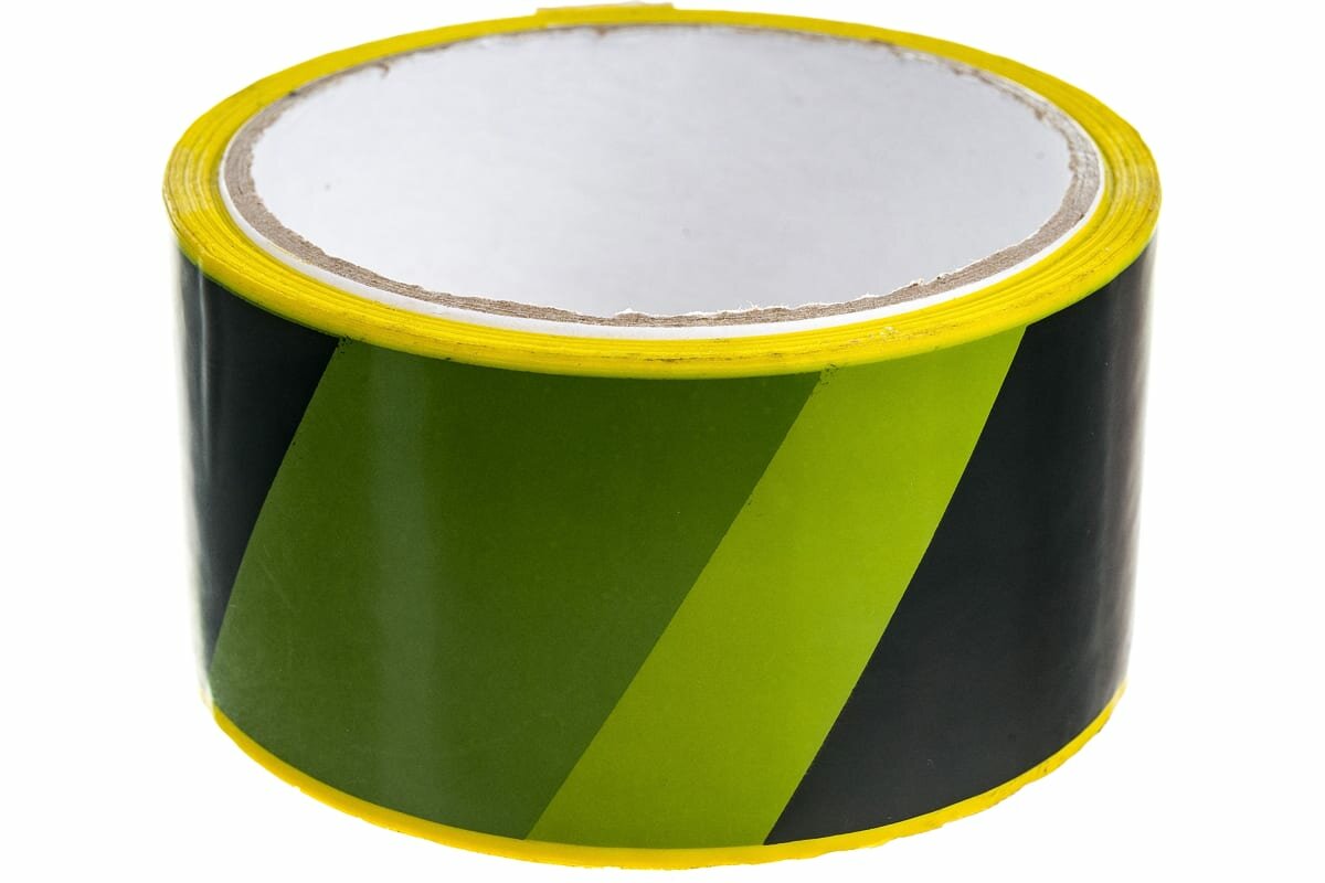 Tech-Krep разметочная хозяйственная лента 50 мм, длина 33 м, толщина 47 мкн, желто-черная