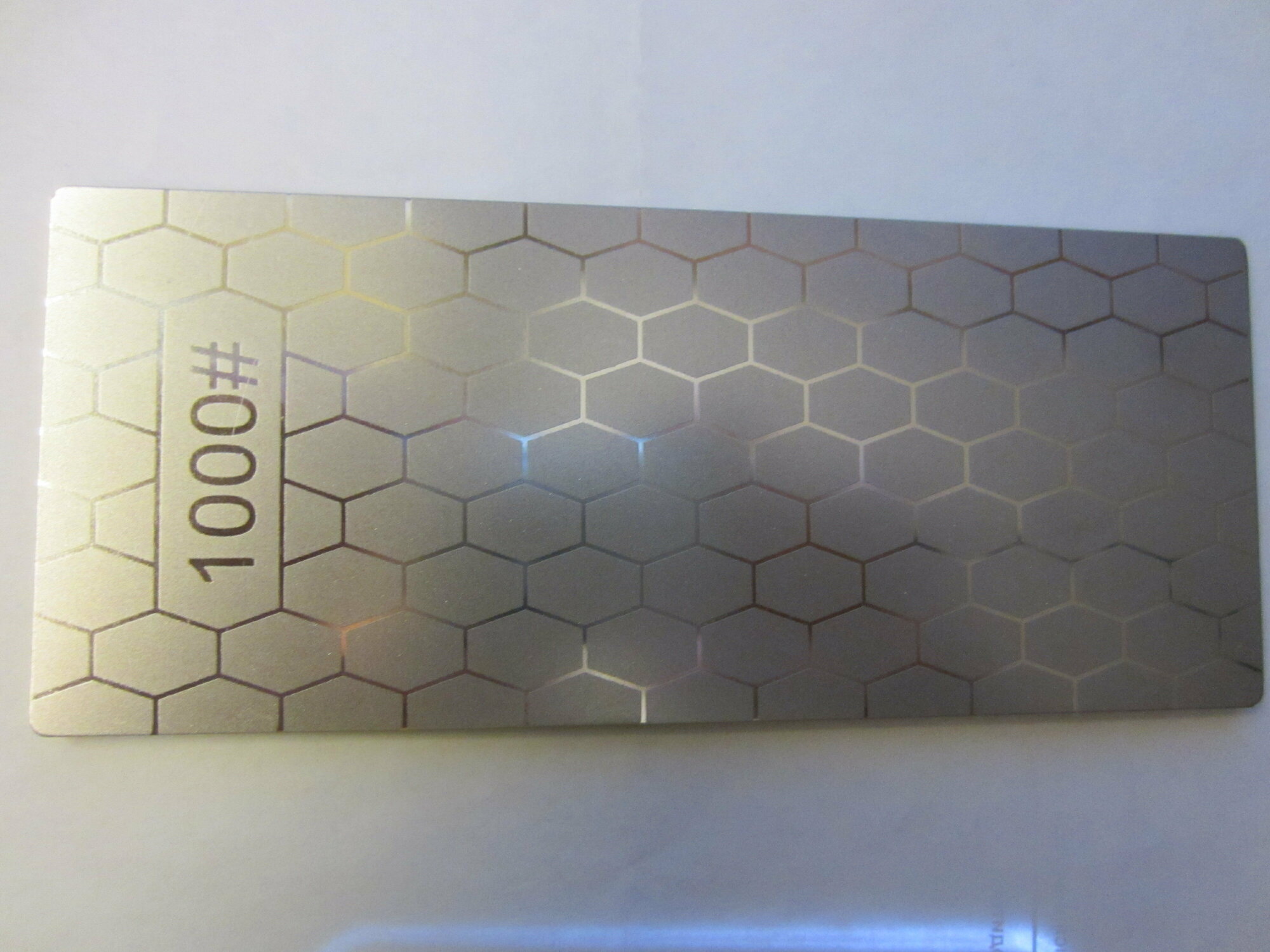 Брусок алмазный для заточки и правки ножей 1 шт зернистость #1000 150х60х2 мм
