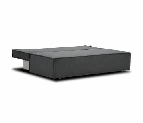 Диван MF-SOFA Норт, прямой, еврокнижка, антивандальный микровелюр, серый, ящик для белья — фото 1
