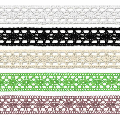 Gamma' кружевная лента HVK-27-IS33 18-20 мм ширина, длина 3 м, декоративная лента для рукоделия цвет №113 черный