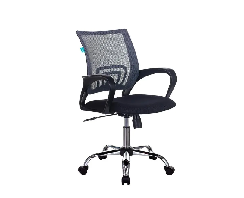 Кресло Бюрократ CH-695N/SL/DG/TW-11 серый/чёрный