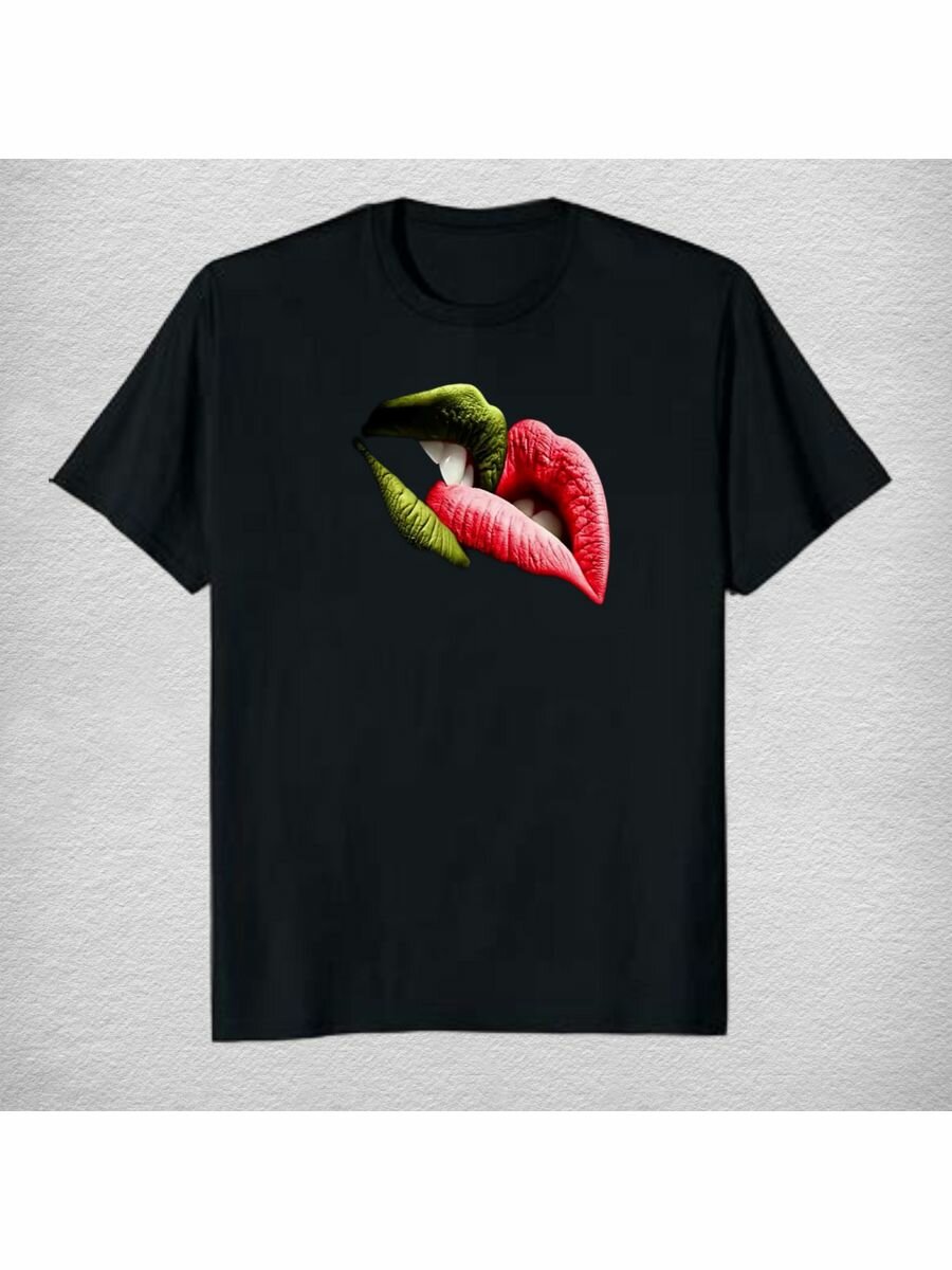 Футболка поцелуй