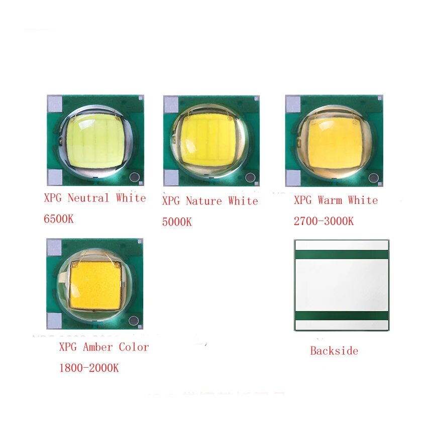 10 шт. XPG 3535 светодиоды 5 Вт нейтрального/натурального/теплого/янтарного белого цвета 5000K Nature white