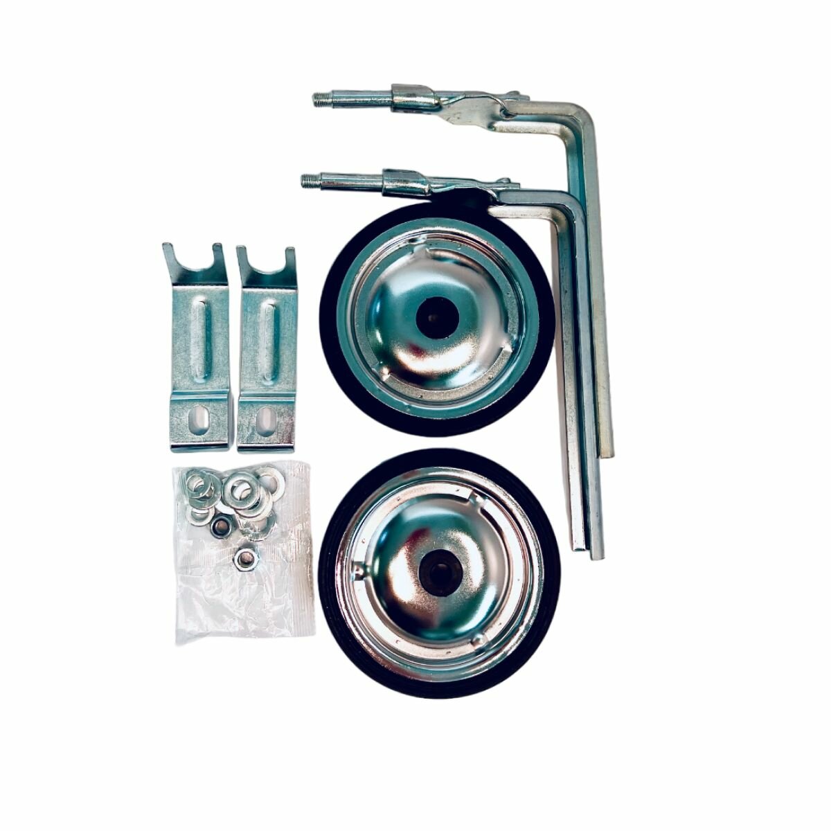 Колеса дополнительные для велосипедов 12-20" в пакете металлические