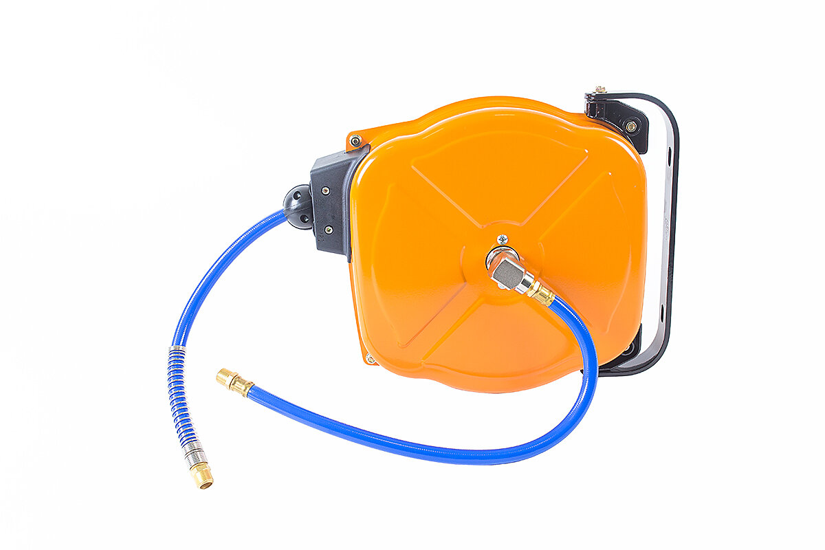 Licota AHR-0014 Катушка для раздачи воздуха (воды) 10х15 мм, 10 м, стальная закрытая, 3/8"