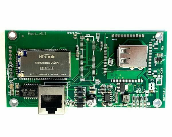 Встраиваемый роутер AXR-5U PoE, поддержка USB-модемов 3G/4G, прямой RJ-45