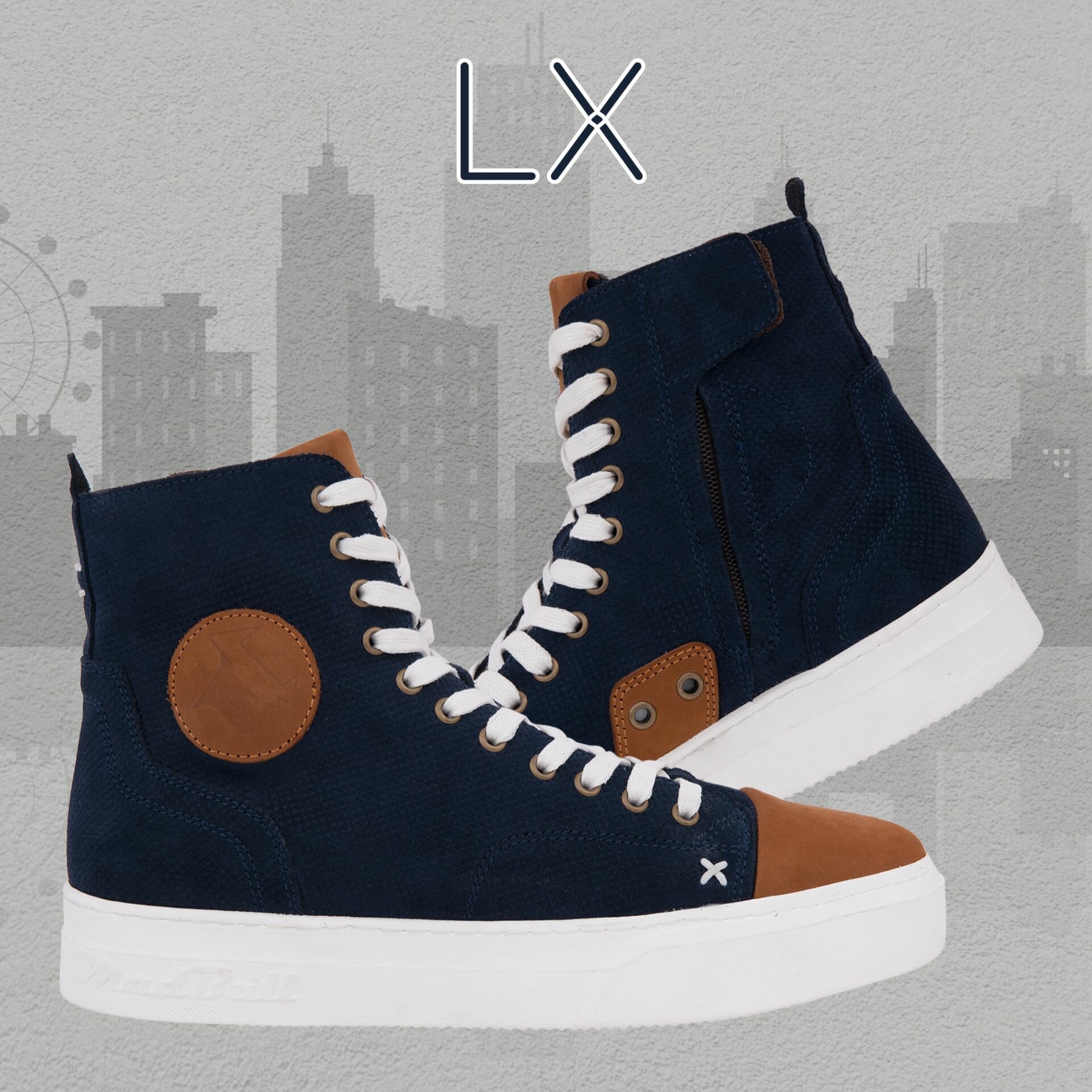 Кеды кожаные MadBull LX Jeans-38