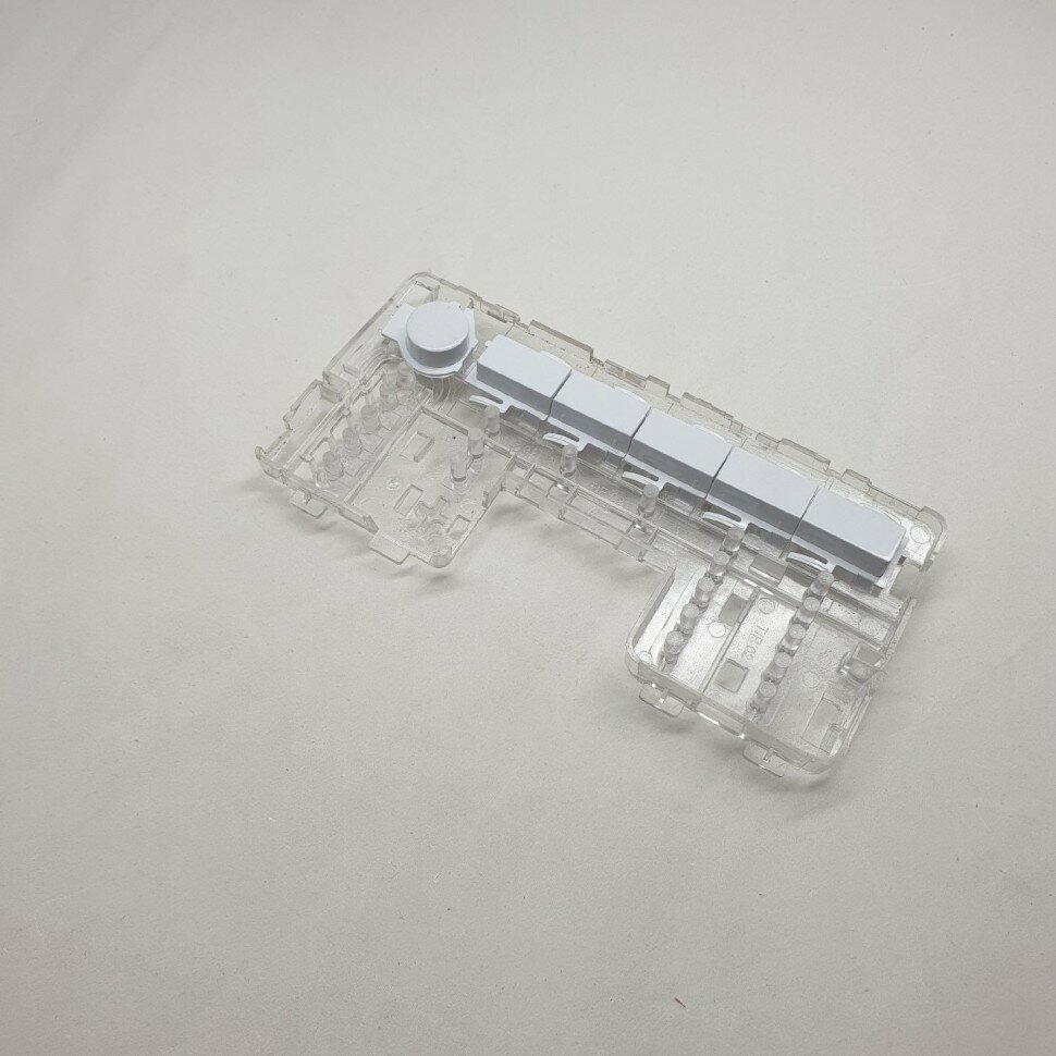 Блок кнопок управления и индикации в сборе (светопроводник) для стиральной машины Beko, Blomberg 2898700200