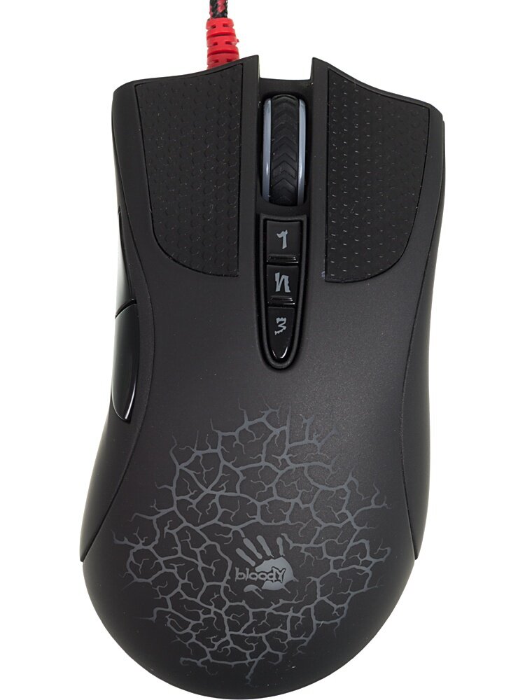Мышь A4 Tech Bloody AL90 Blazing черный лазерная (8200dpi) USB игровая (7but)