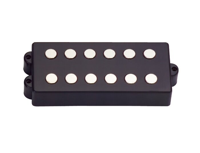 Звукосниматель магнитный, басовый, 6 струн, PARTSLAND PU-MMB6