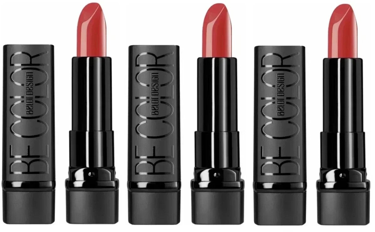 Губная помада BelorDesign Be Color, тон 129, 3 шт, 12.9 гр.