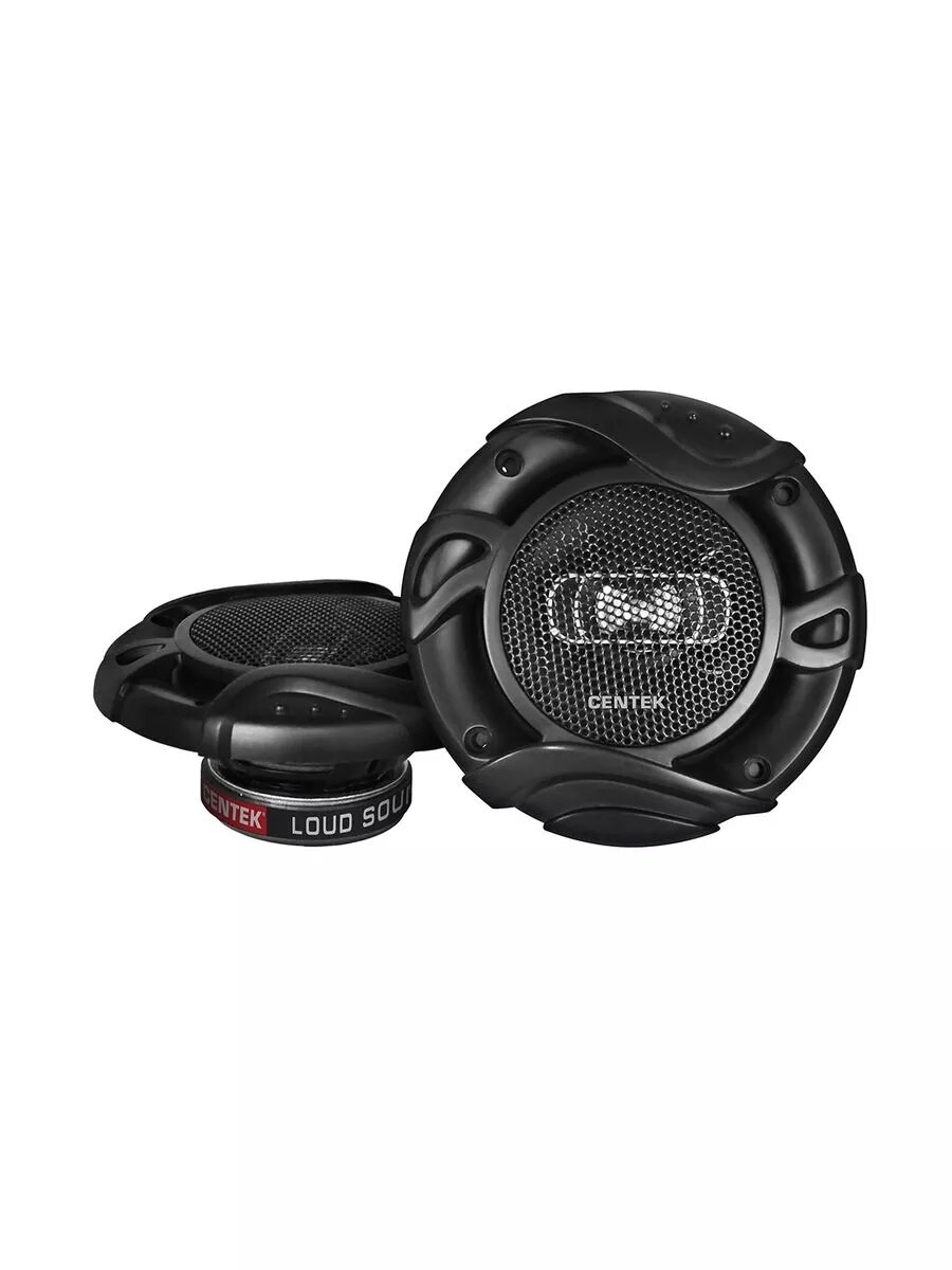 Колонки автомобильные CENTEK CT-8301-4, 2 полосы, 10см, 20Вт, 4 Ом, черные