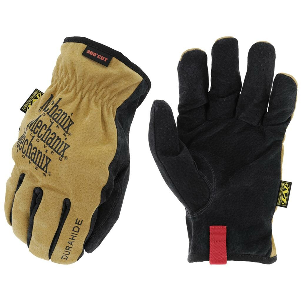 Перчатки Mechanix кожаные водительские Driver ES-360 черный/песочный / S