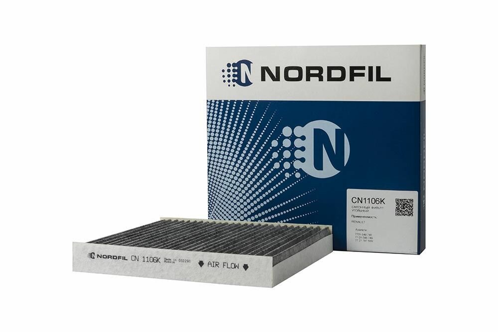 NORDFIL Фильтр салона угольный Renault Laguna II
