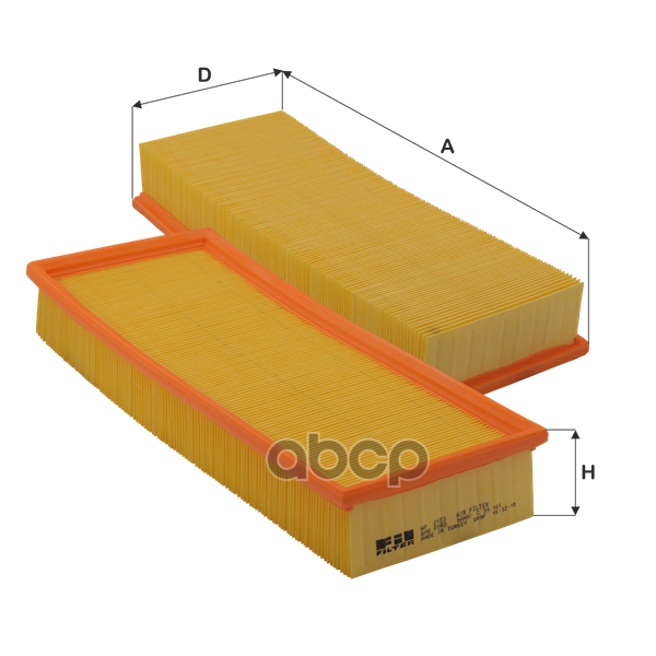Фильтр воздушный TOYOTA Cor 1.6-1.8 92-00 FIL FILTER HP2123 FIL FILTER арт. HP2123