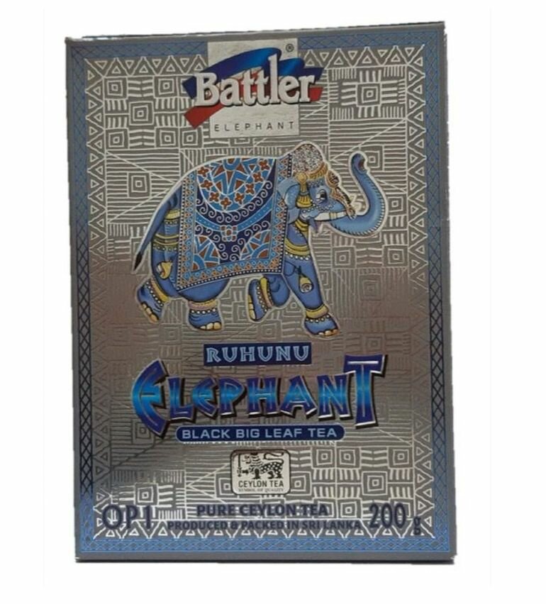 Battler Чай черный листовой слон Рухуну,200 г