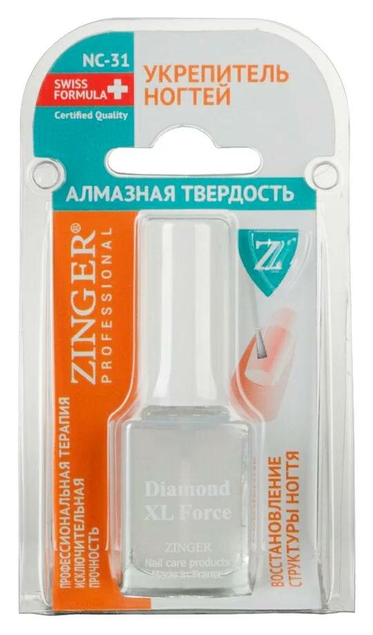 Средство для ногтей Zinger "Алмазная твердость", для укрепления