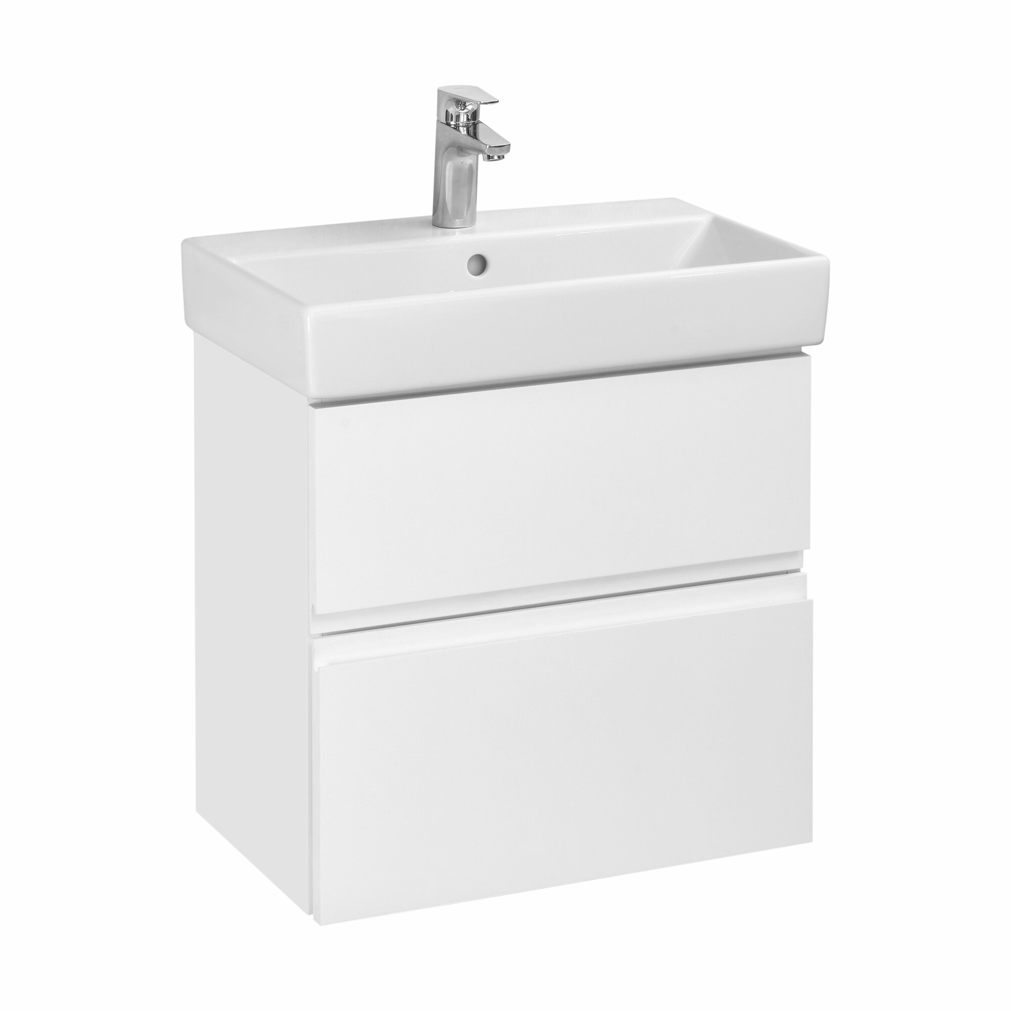 Тумба под раковину Roca Oleta 60 белый глянец A857639806