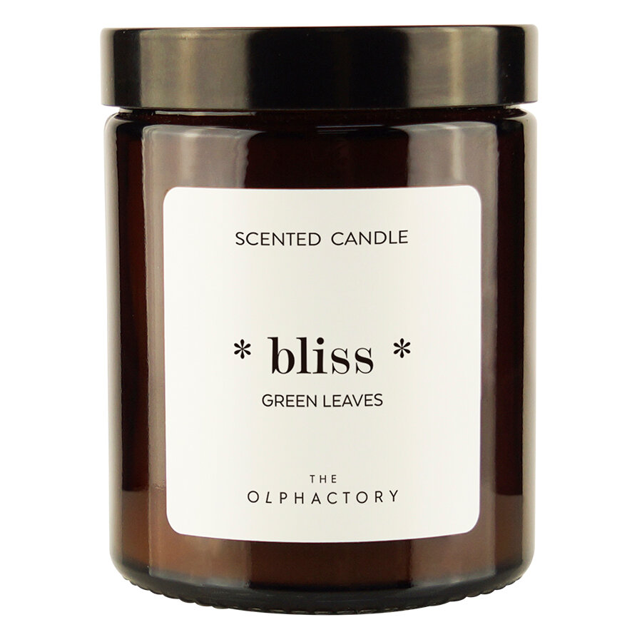 Свеча ароматическая The Olphactory 30 ч Bliss Green Rhubarb с крышкой Ambientair VV135DLTO