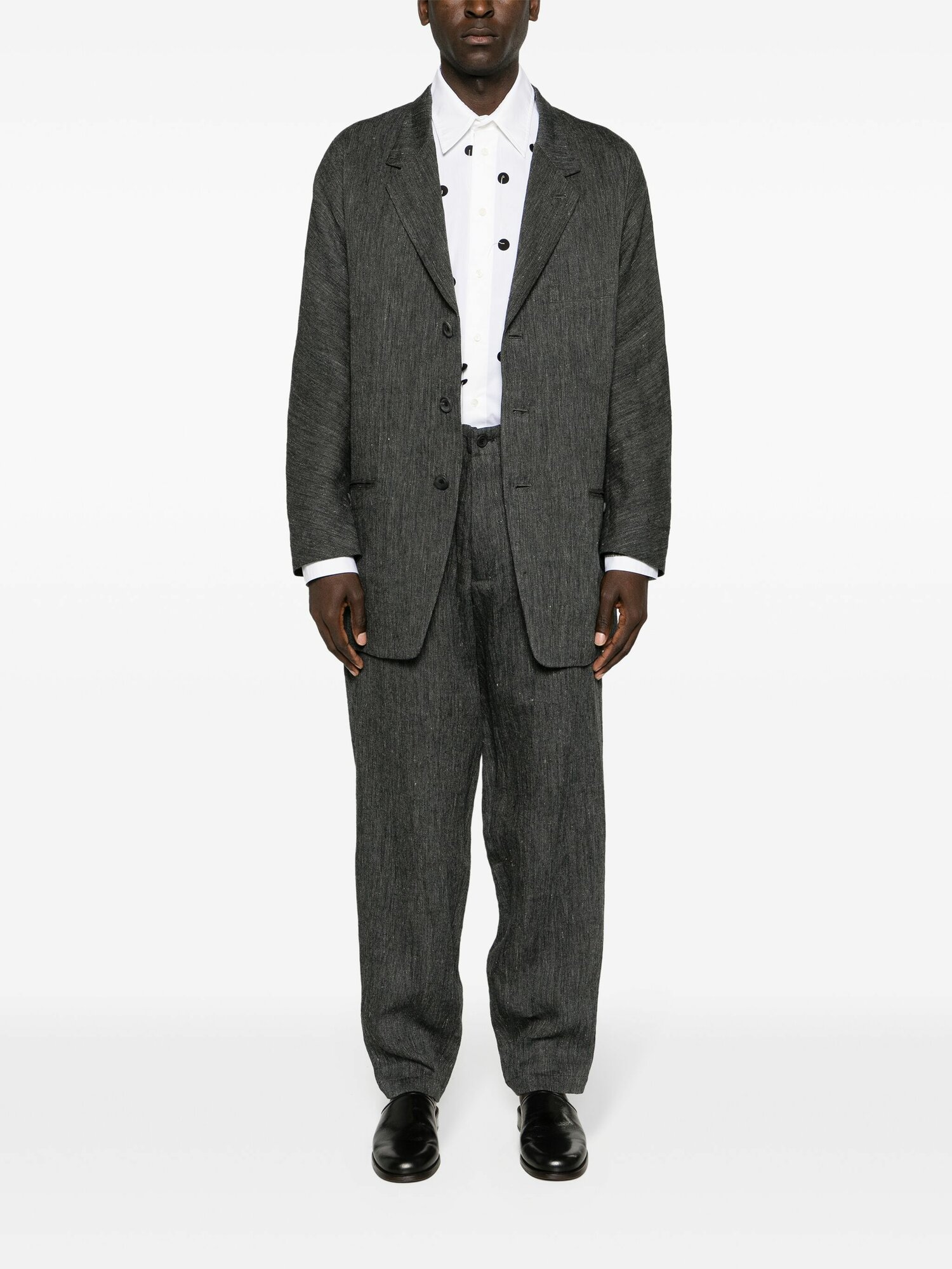Пиджак Yohji Yamamoto W-Raglan, размер 48, grey — фото 1