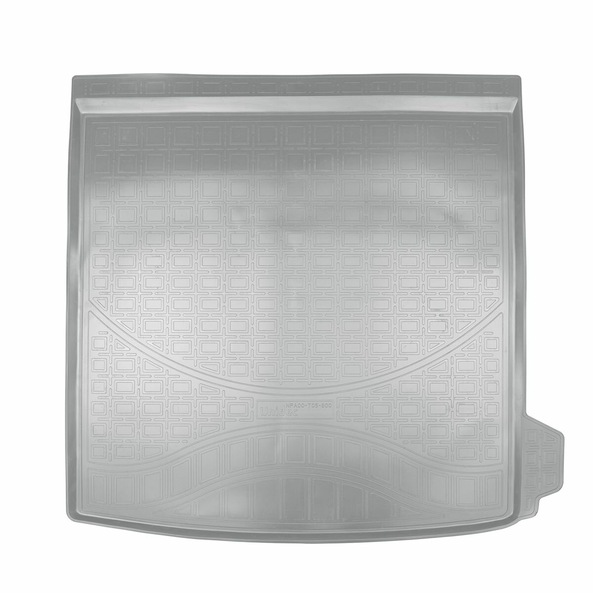 Коврик в багажник Norplast/Unidec для Audi Q8 (2018-) Серый,5 мест, полиуретан, арт. NPA00-T05-800-G