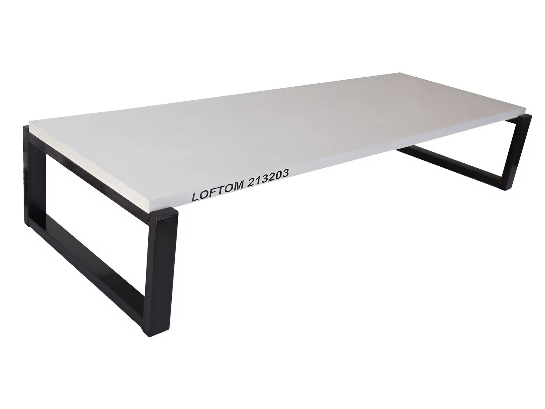 Полка для техники GARROSS "SIBERIA 213203", одна полка 30х90 см, высота 17 см, каркас чёрный, цвет полок сосна