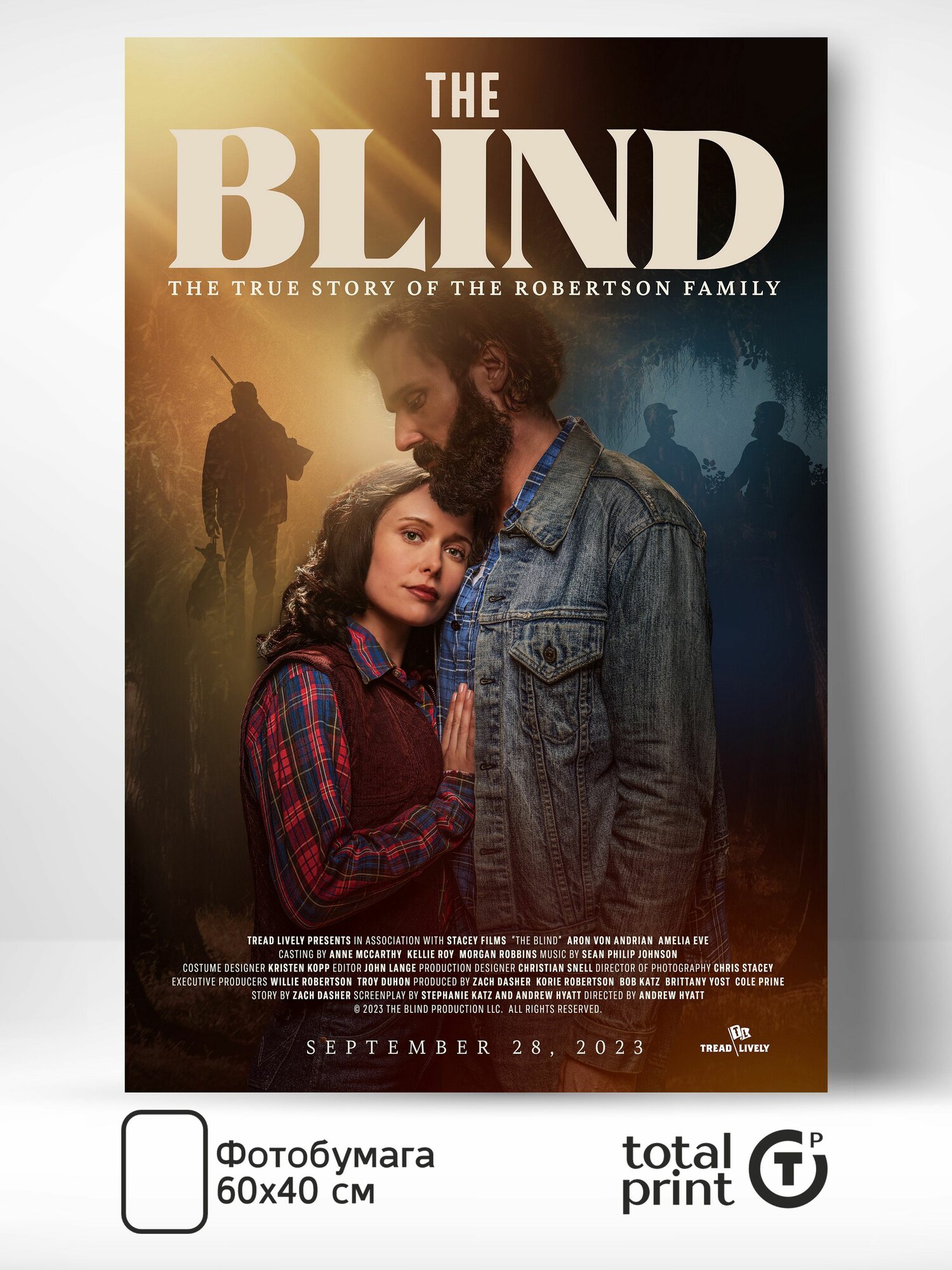 TotalPrint Постер для интерьера по фильму, 60х40см, Слепой