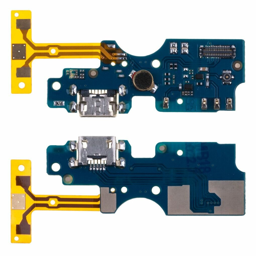 Шлейф для смартфона Itel A48 плата на системный разъем/микрофон