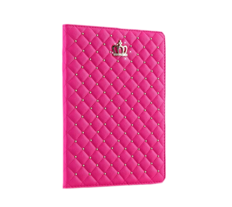 Чехол Чехол. ру для iPad mini 4 7.9 (2015) - A1538, A1550 стеганая кожа в ромбик с узором женский для девочки цвет розовый