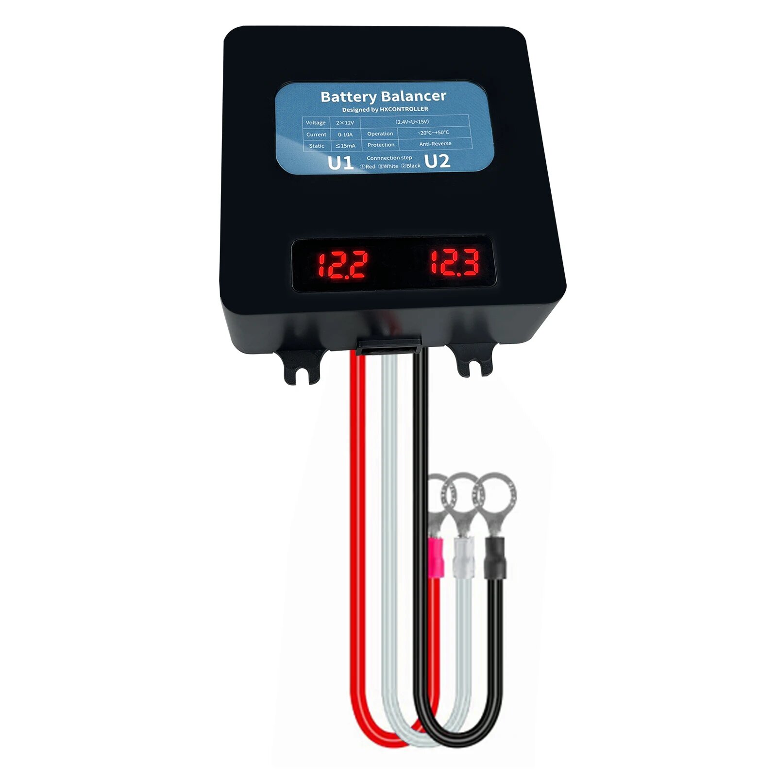 Эквалайзер батареи 24 В 48 В для гелевых аккумуляторов AGM 2X12 В, свинцово-кислотных аккумуляторов HA01, балансир напряжения, регулятор зарядного устройства для свинцово-кислотных аккумуляторов