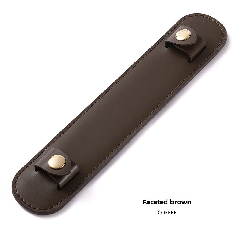 Наплечники D-7 с заклепками, полированный коричневый цвет