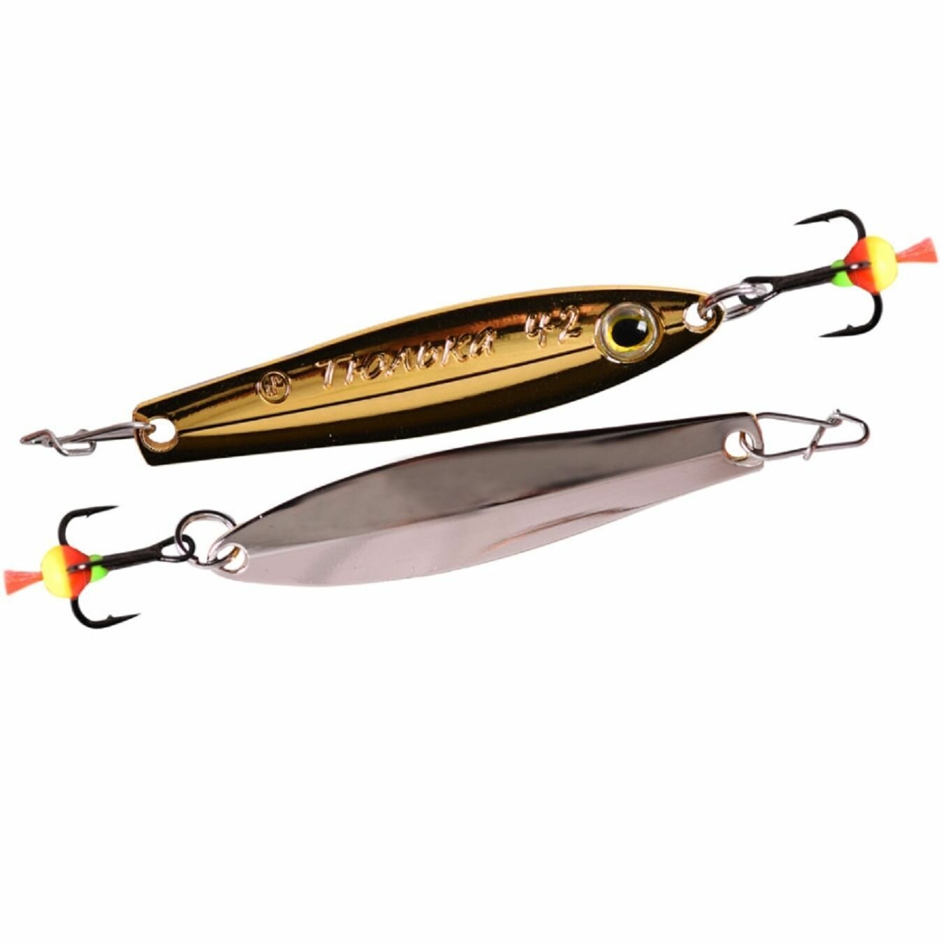 Блесна вертикальная ECOPRO Тюлька, 42мм, 4г, S/G