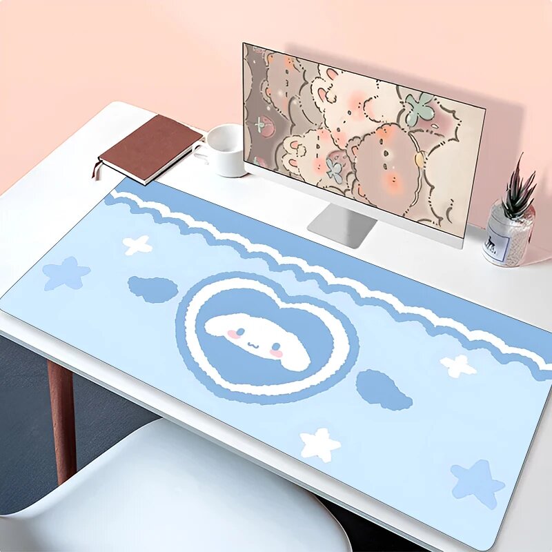 Kawaii резиновый коврик для мыши C-cinnamoroll 700X400X2(MM), Cinnamoroll (18)