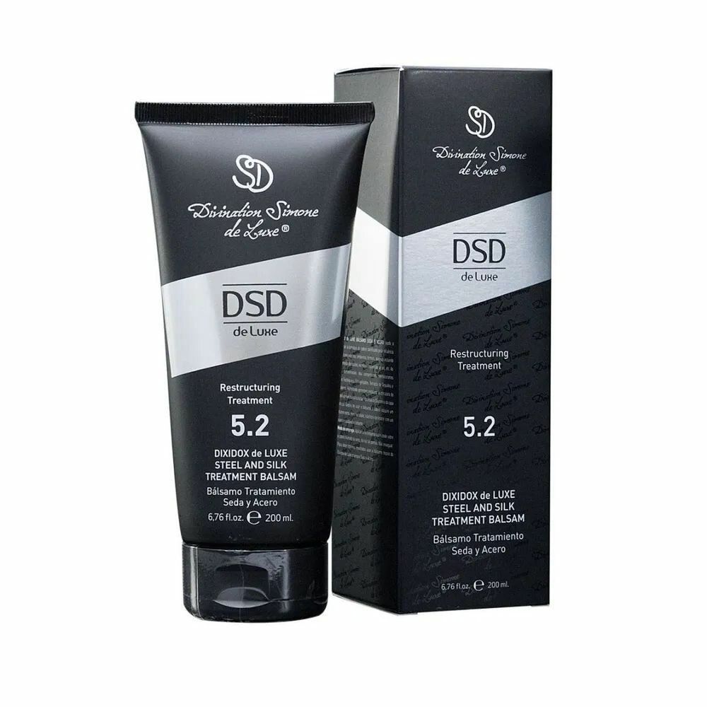 DsD de Luxe - 5.2 Steel and Silk Treatment Balsam Восстанавливающий бальзам Сталь и шелк 200 мл
