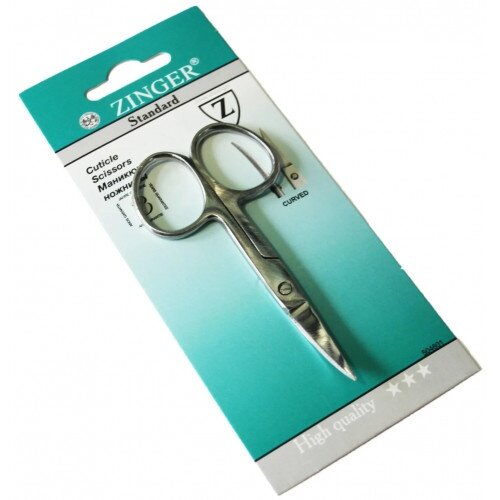 Маникюрные ножницы Zinger для ногтей, с ручной заточкой, матовые