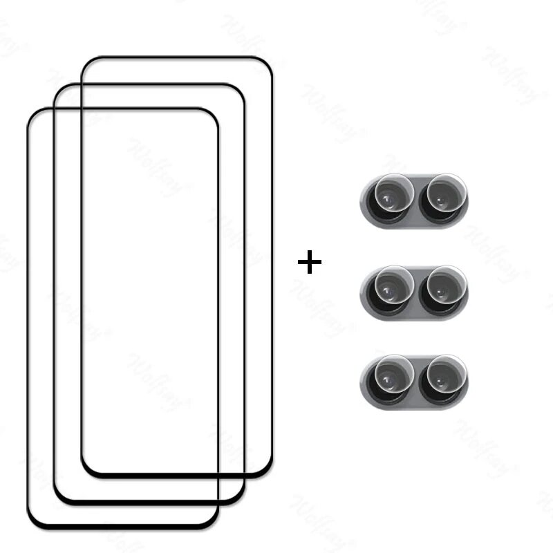 Защита экрана и камеры для Nothing Phone 2A Plus (3 шт.)